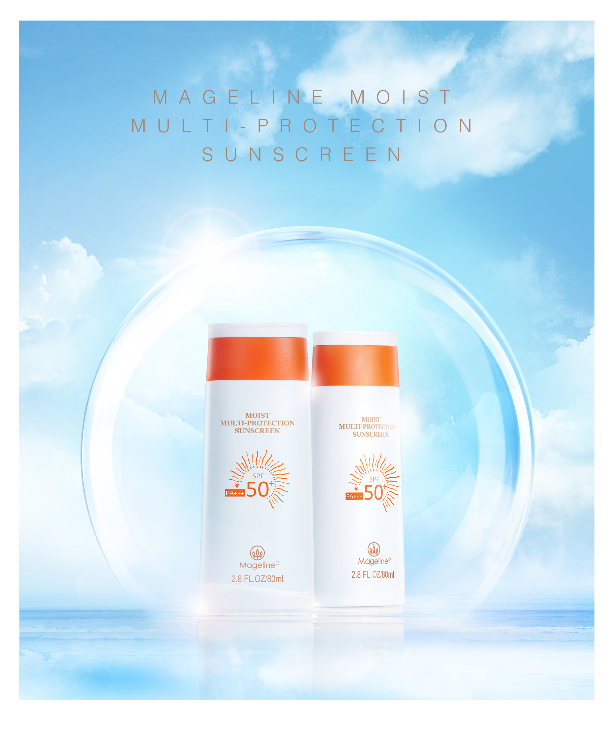 MAGELINE MOIST MULTI-PROTECTION SUNSCREEN--Mageline
